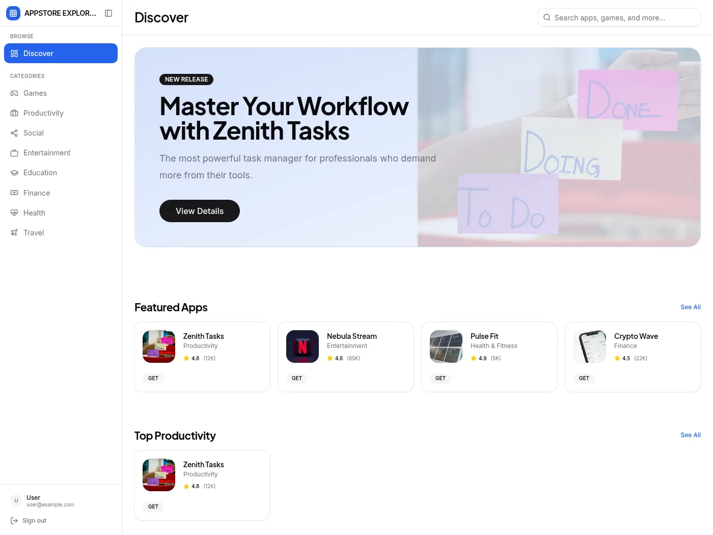 AppStore Explorer