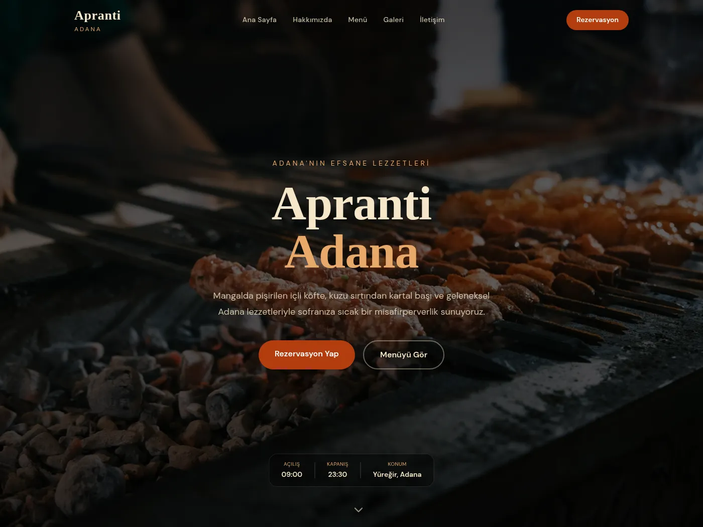 Apranti Adana Website
