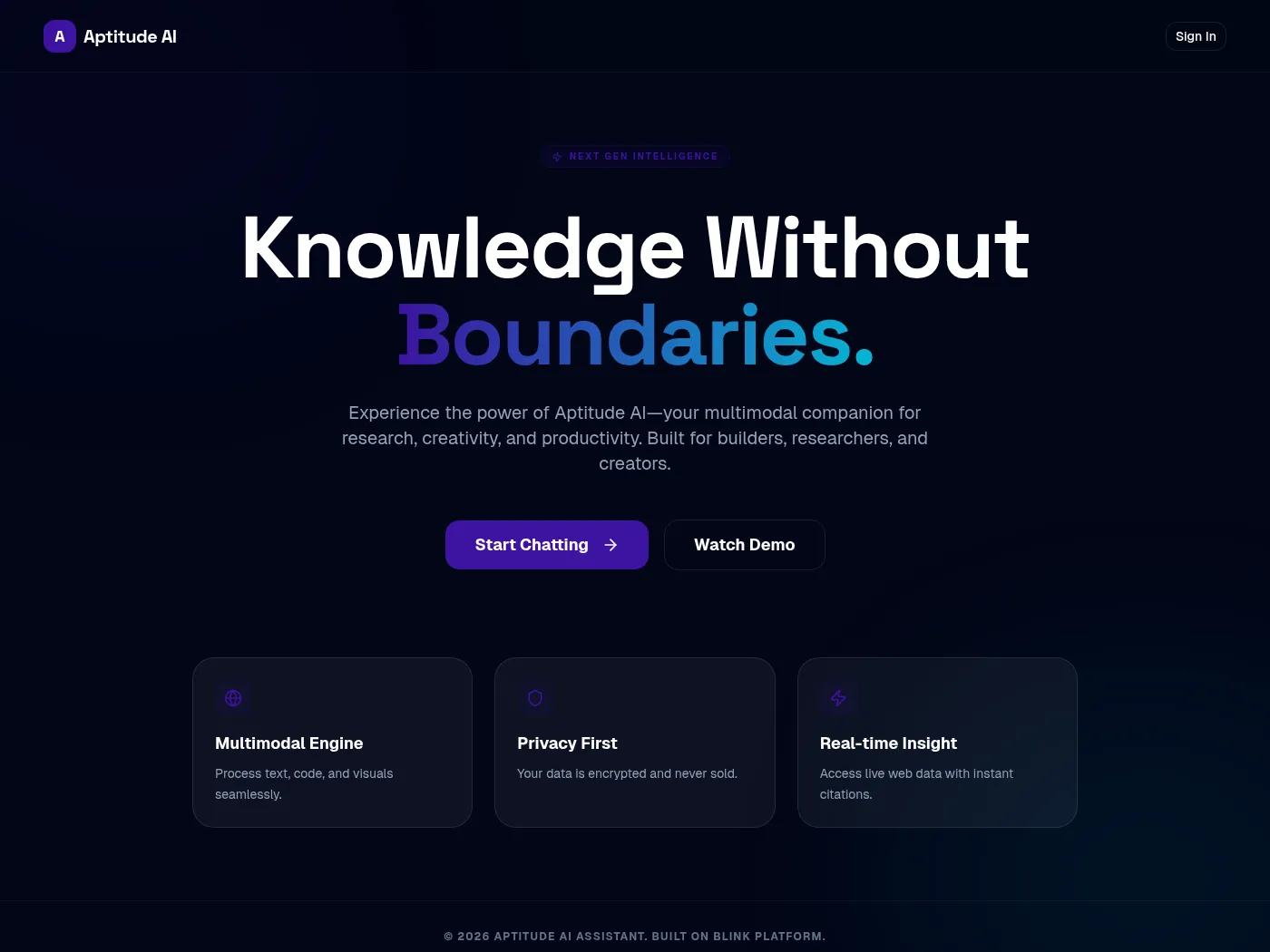 Aptitude AI Assistant