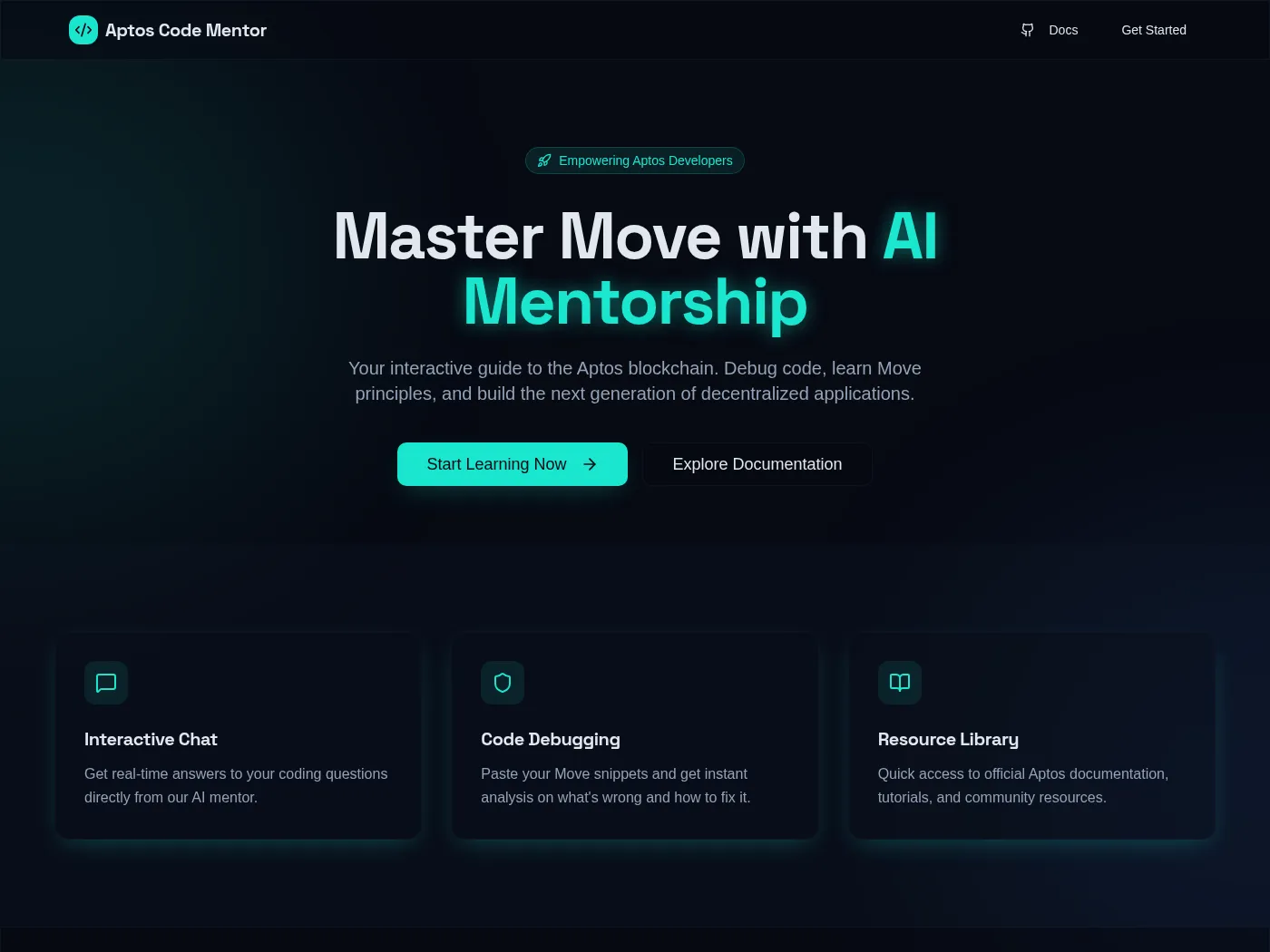 Aptos Code Mentor