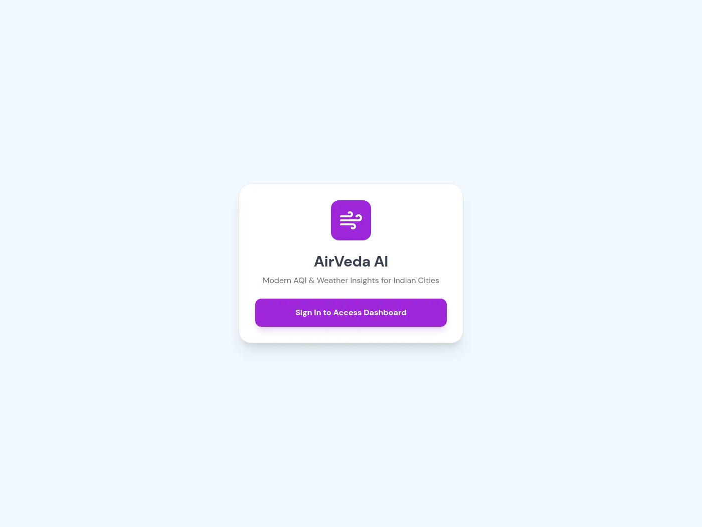 AI AQI & Weather Insights
