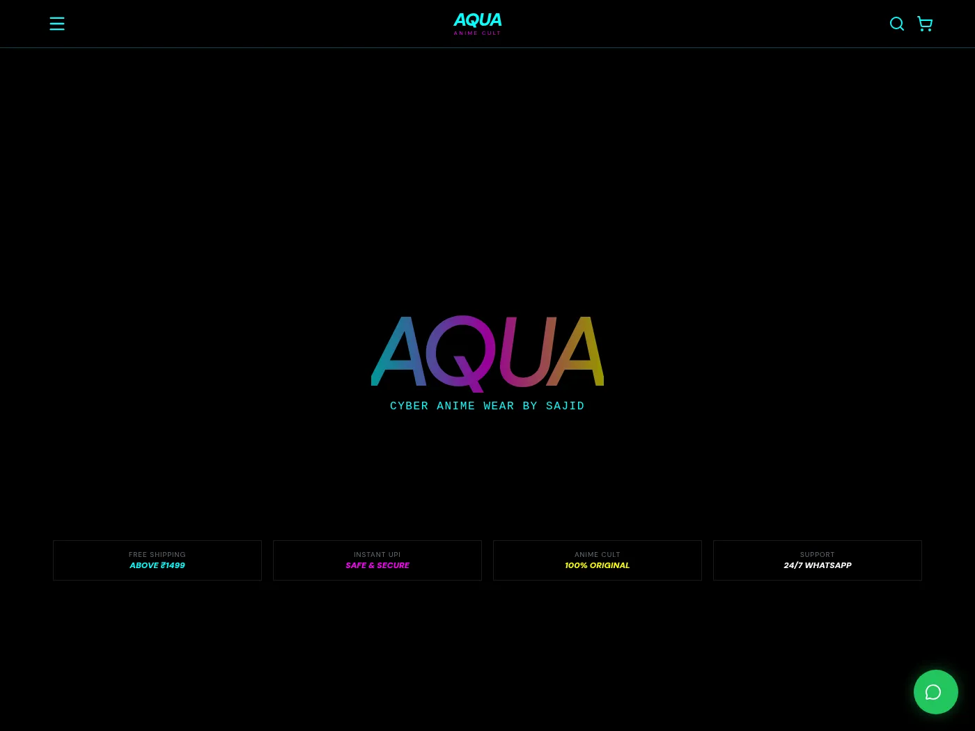 AQUA Anime Storefront