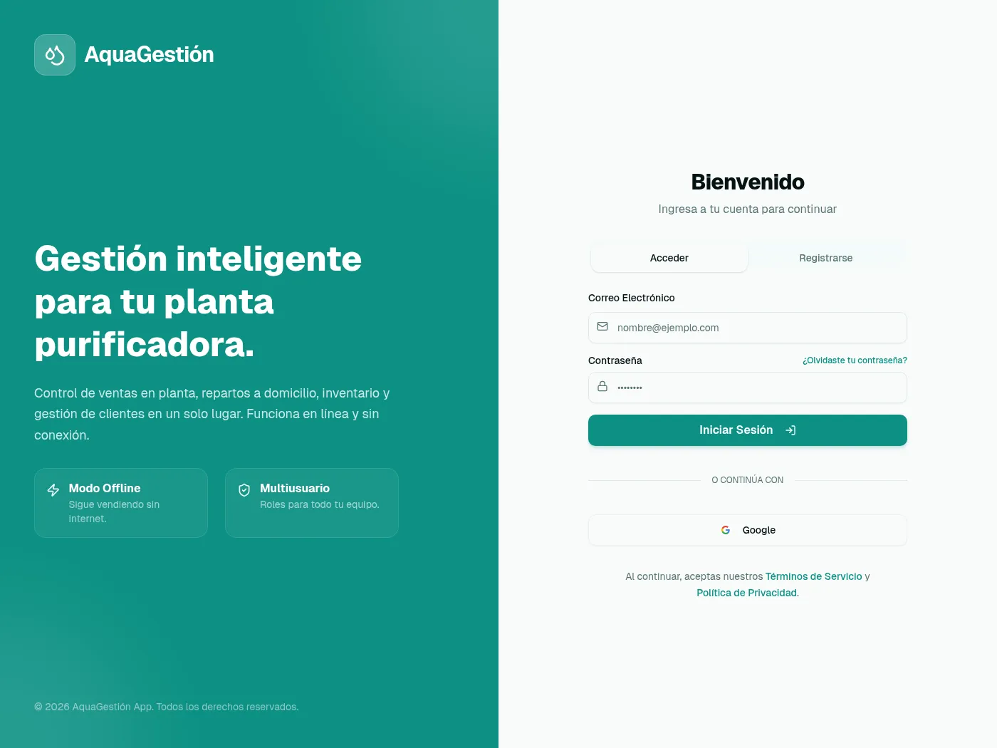 AquaGestión App