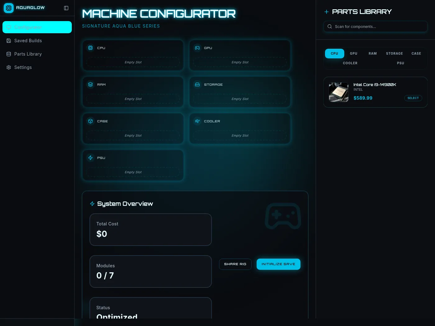 AquaGlow Gaming Config