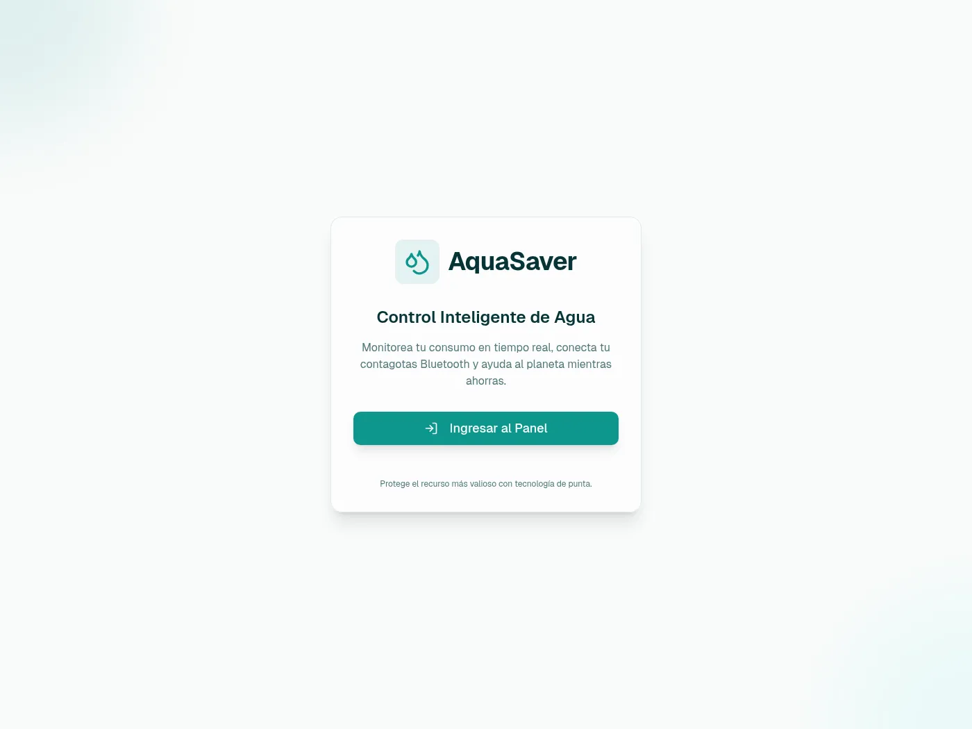 AquaSaver Dashboard