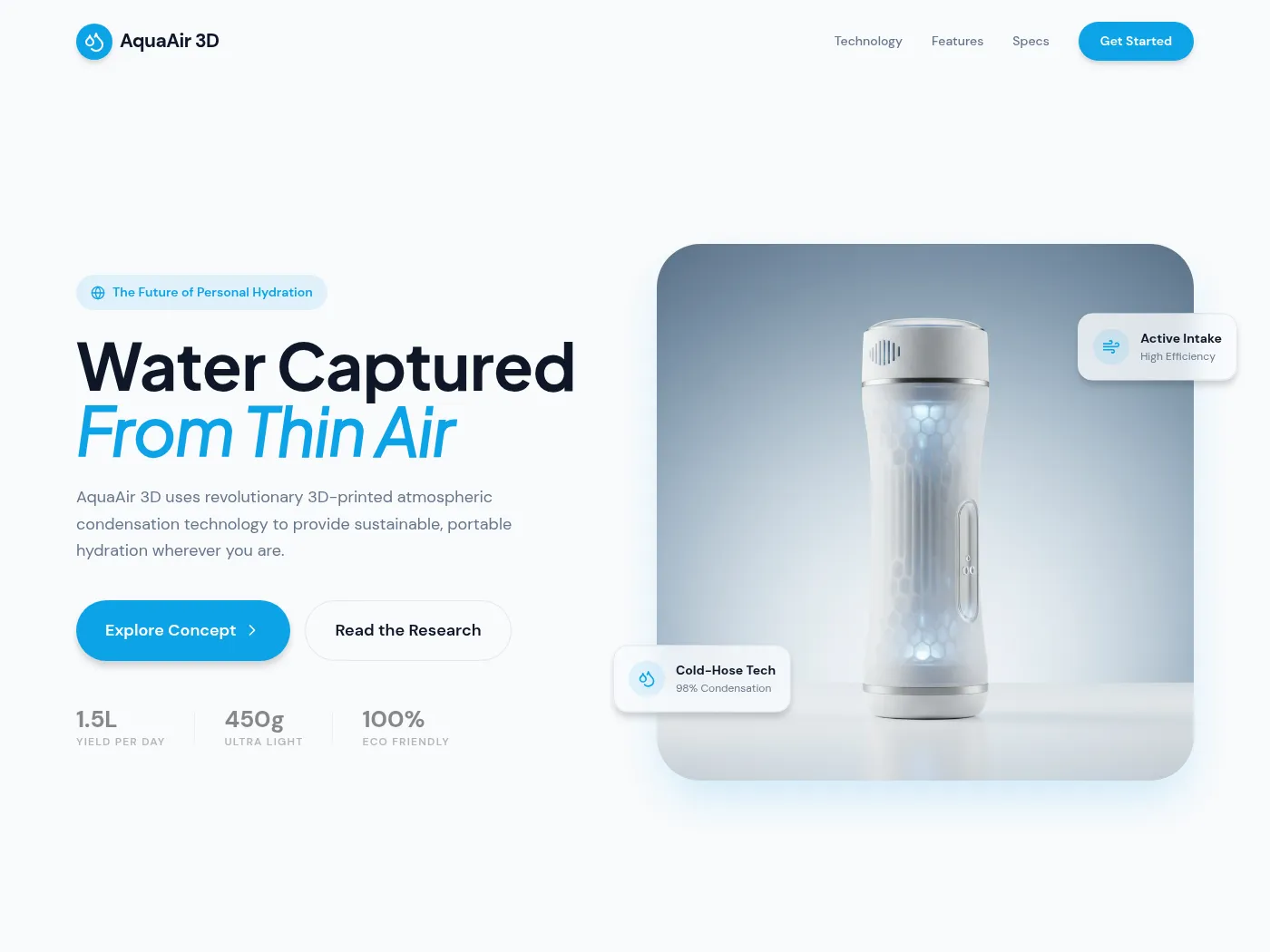 AquaAir 3D Device