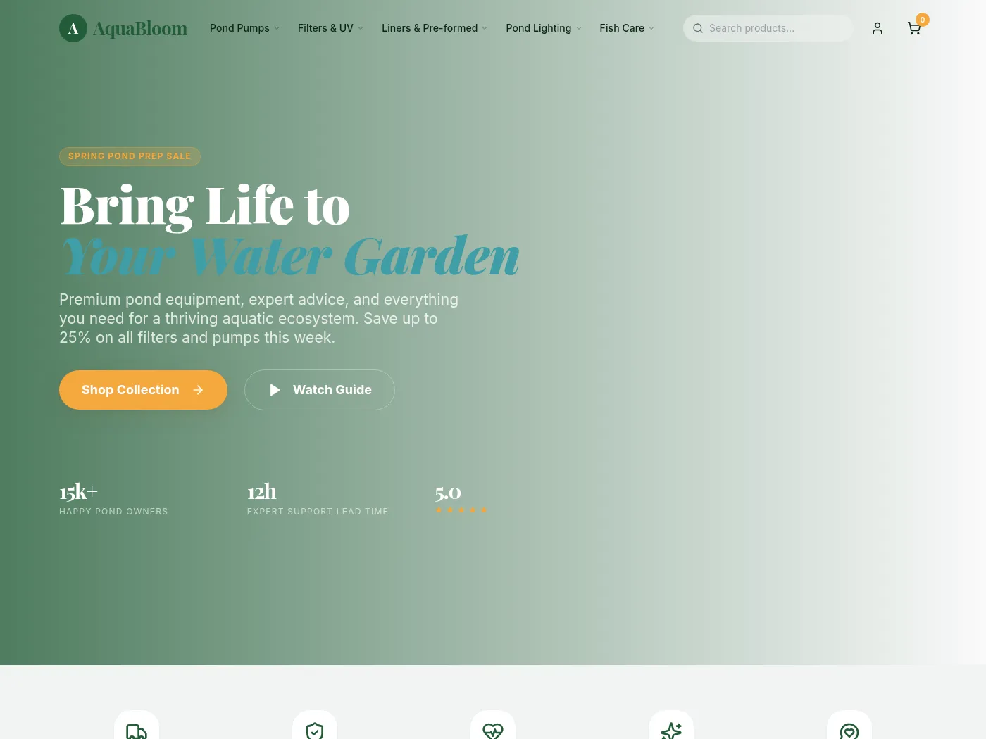 AquaBloom Storefront