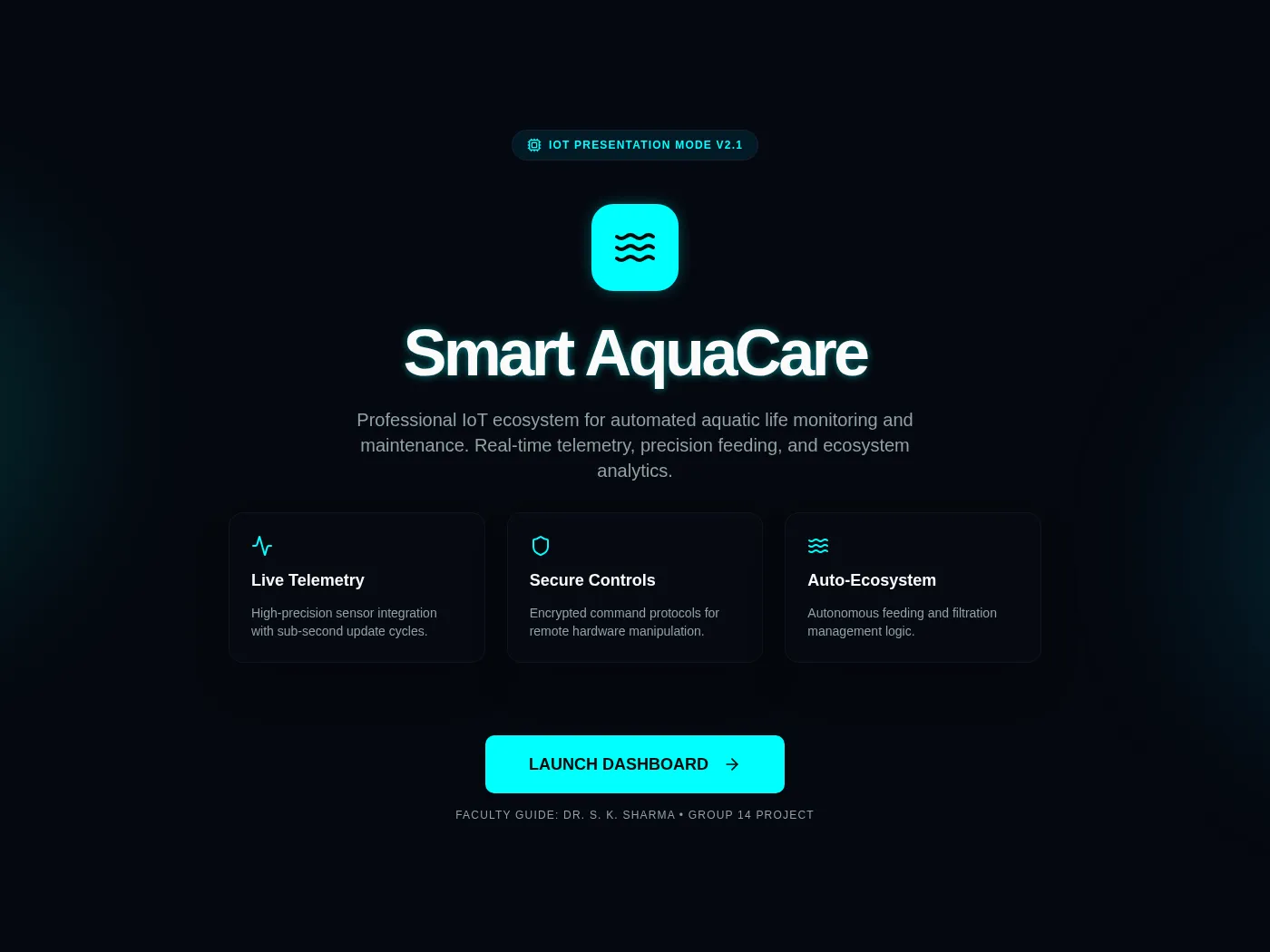 AquaCare IoT Dashboard