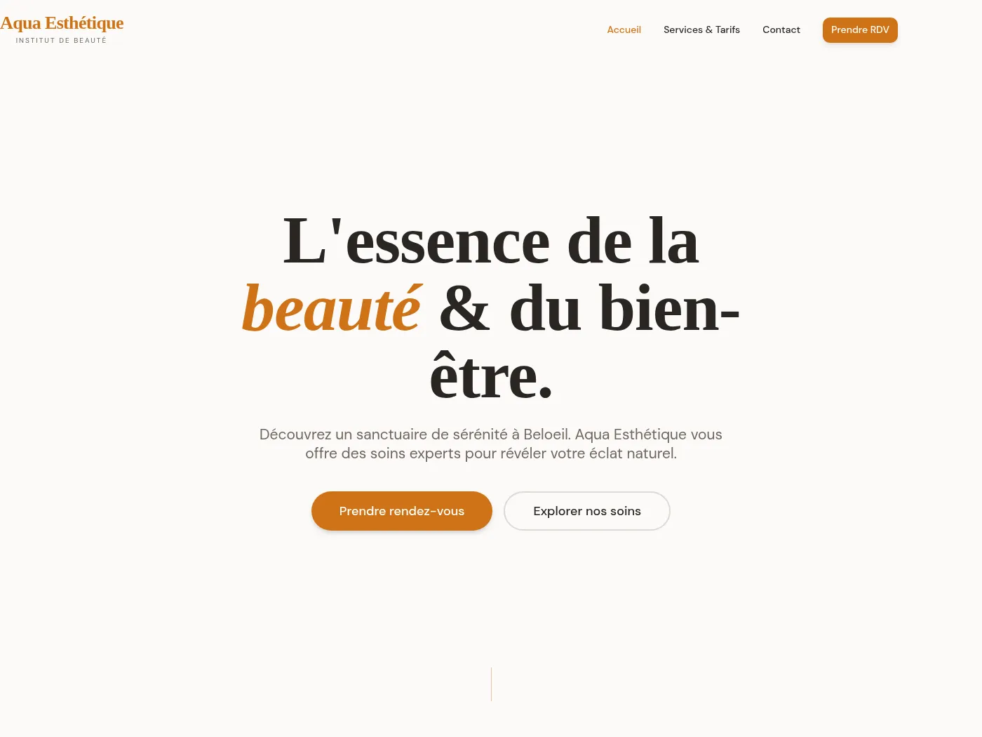 AquaEsthetique Pro Site
