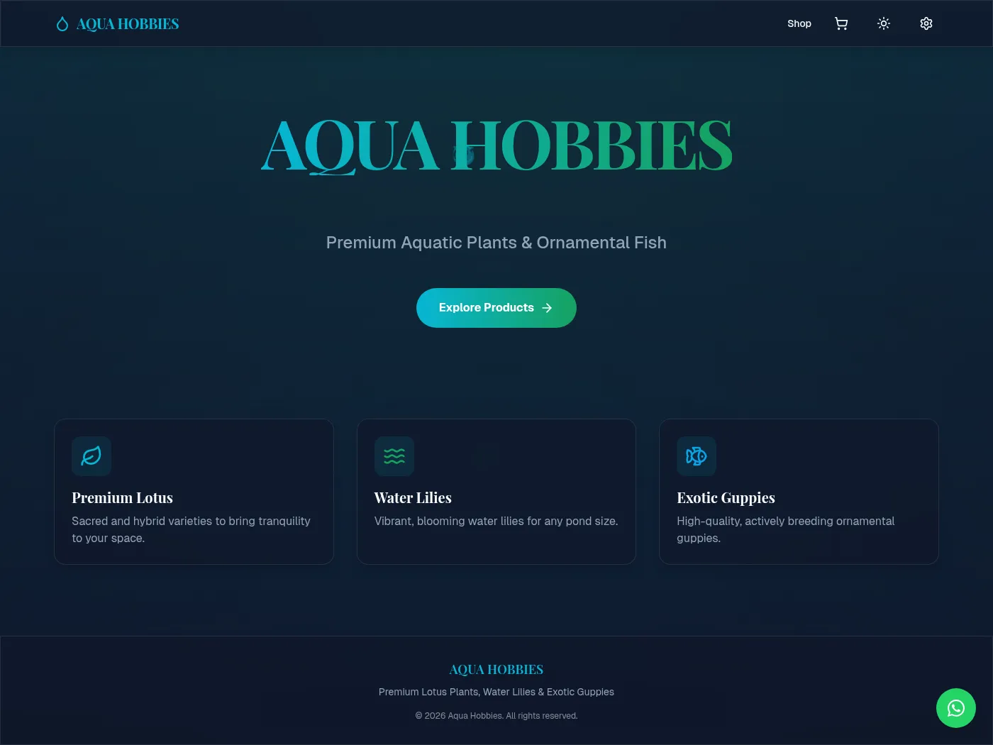 AquaHobbies Premium Web