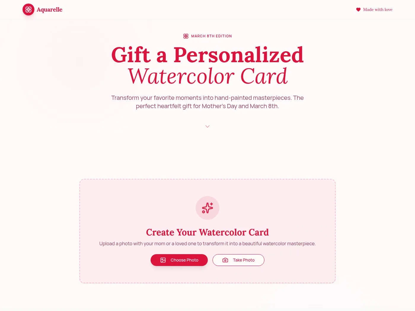Aquarelle Postcard Creator