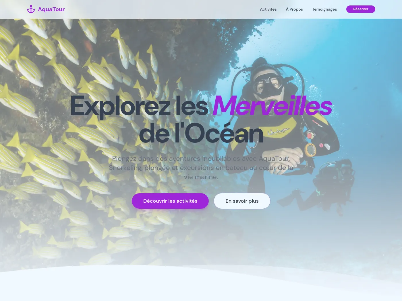 AquaTour Web Portal