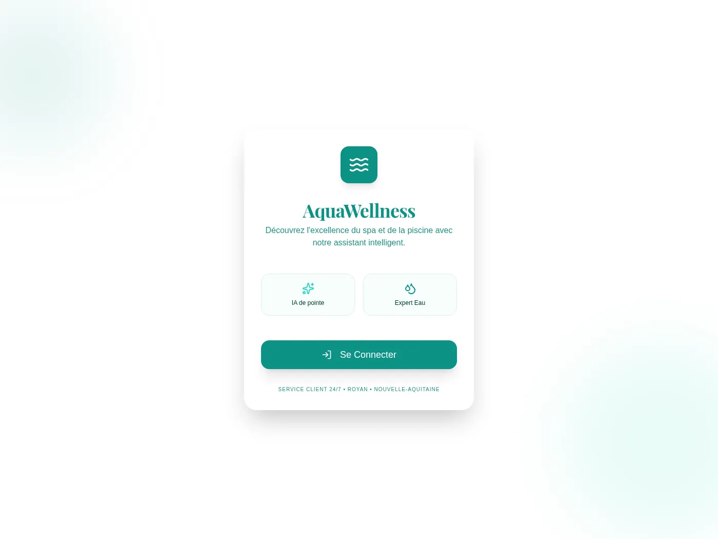 AquaWellness Chatbot