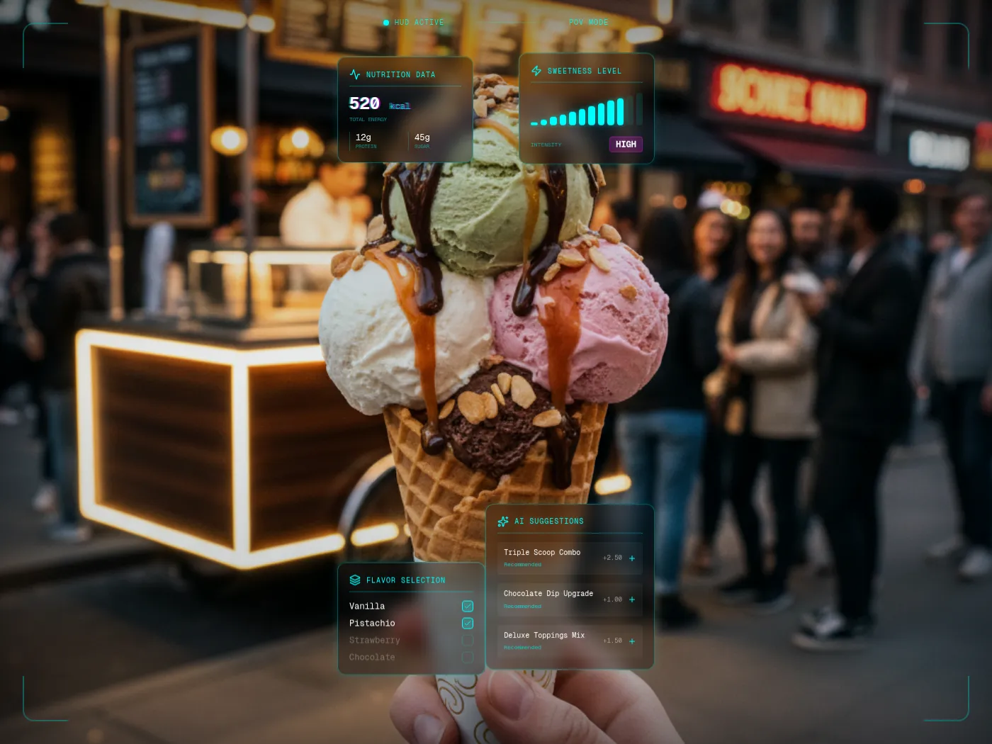 AR Ice Cream Experience