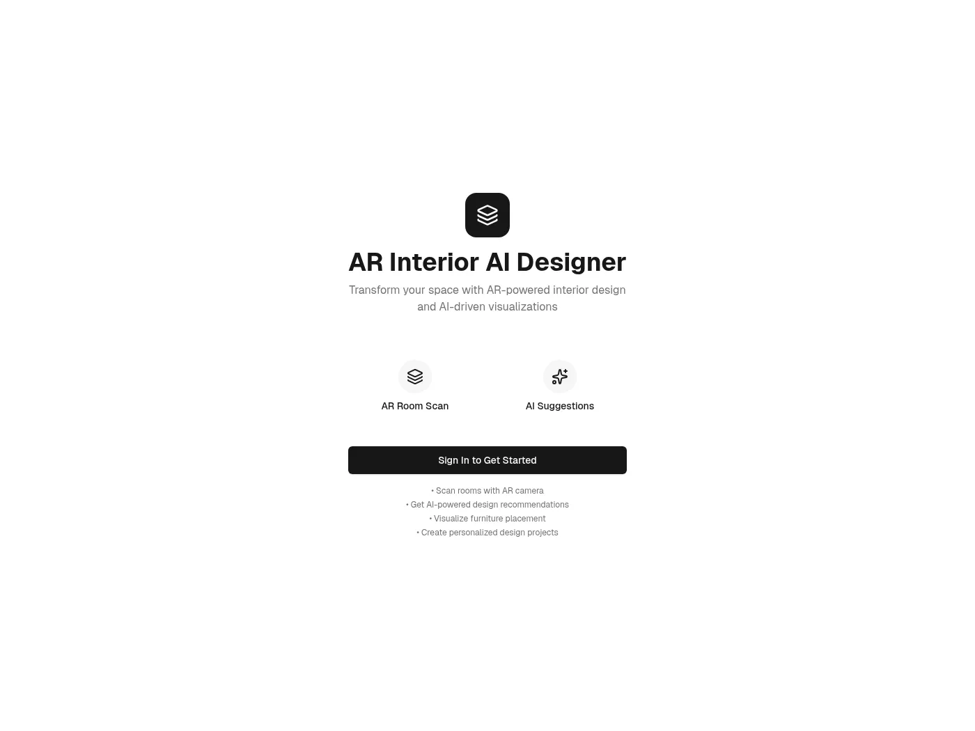 AR Interior AI Designer