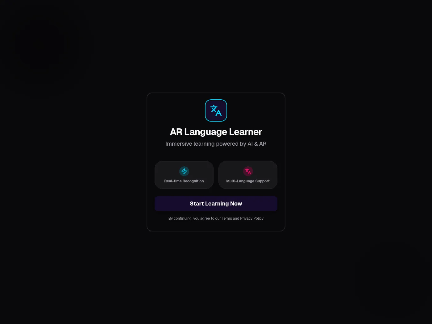 AR Language Learner