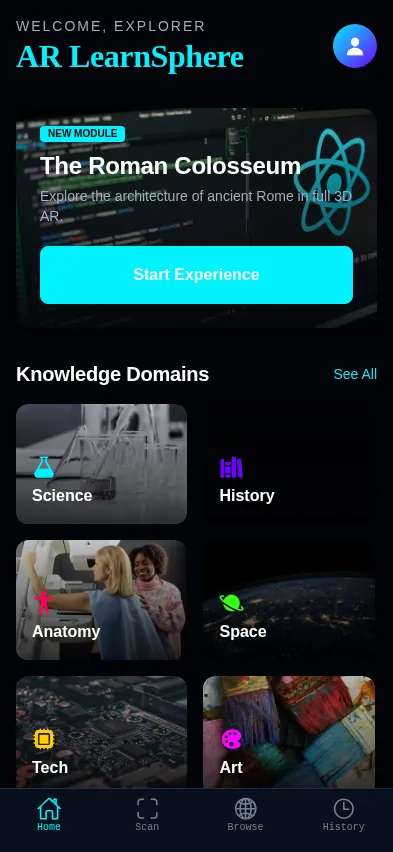 AR LearnSphere