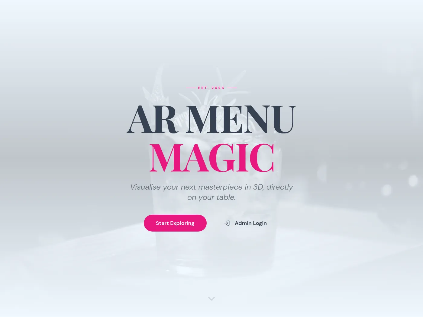 AR Restaurant Menu Magic