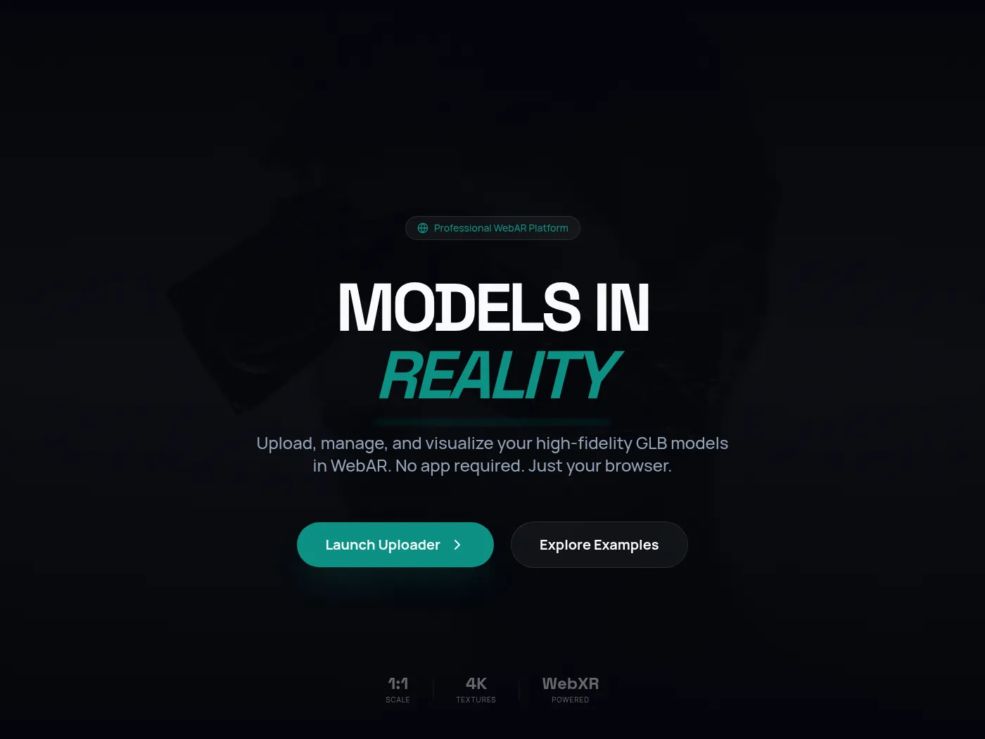 AR Model Uploader
