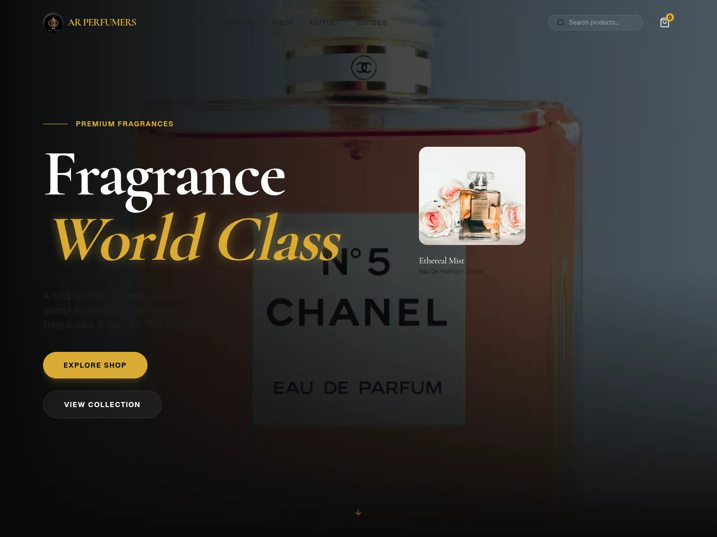 AR Perfumers Web