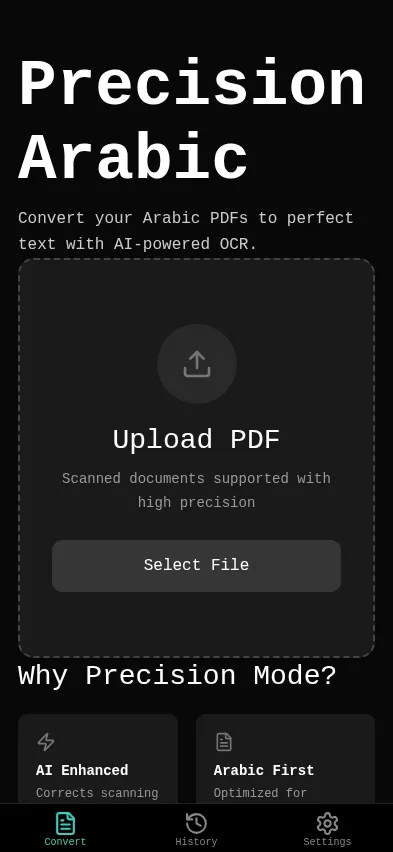 Arabic PDF Text Converter
