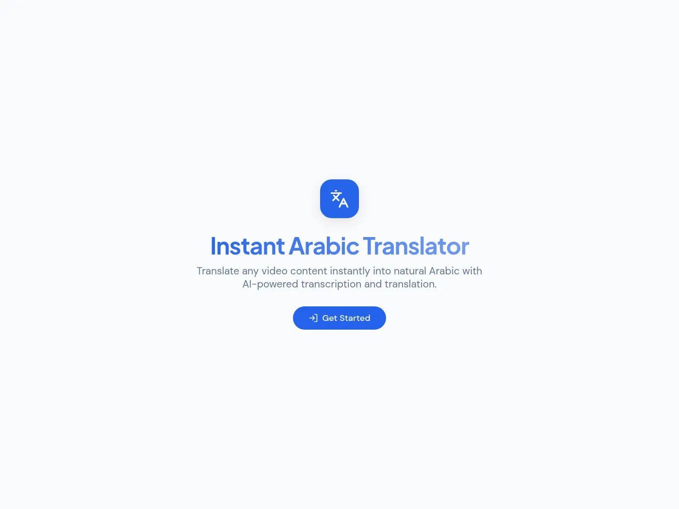 Instant Arabic Translator