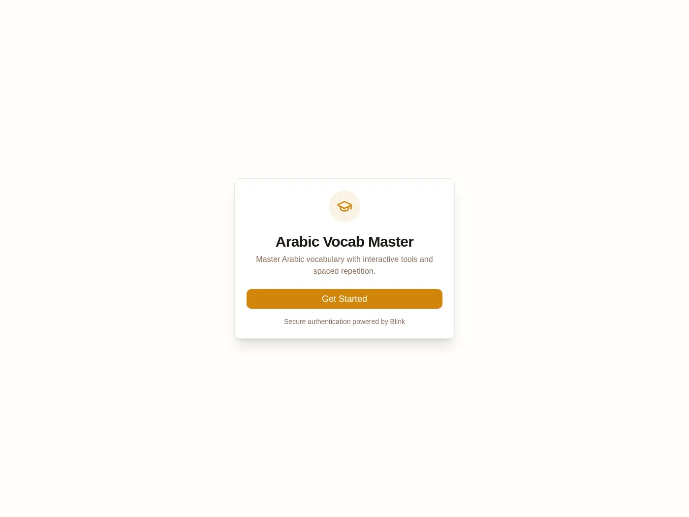 Arabic Vocab Master