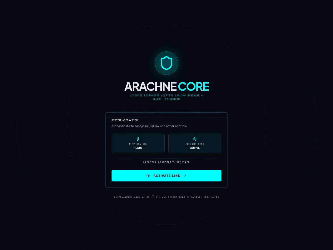 ARACHNE Smart Armor