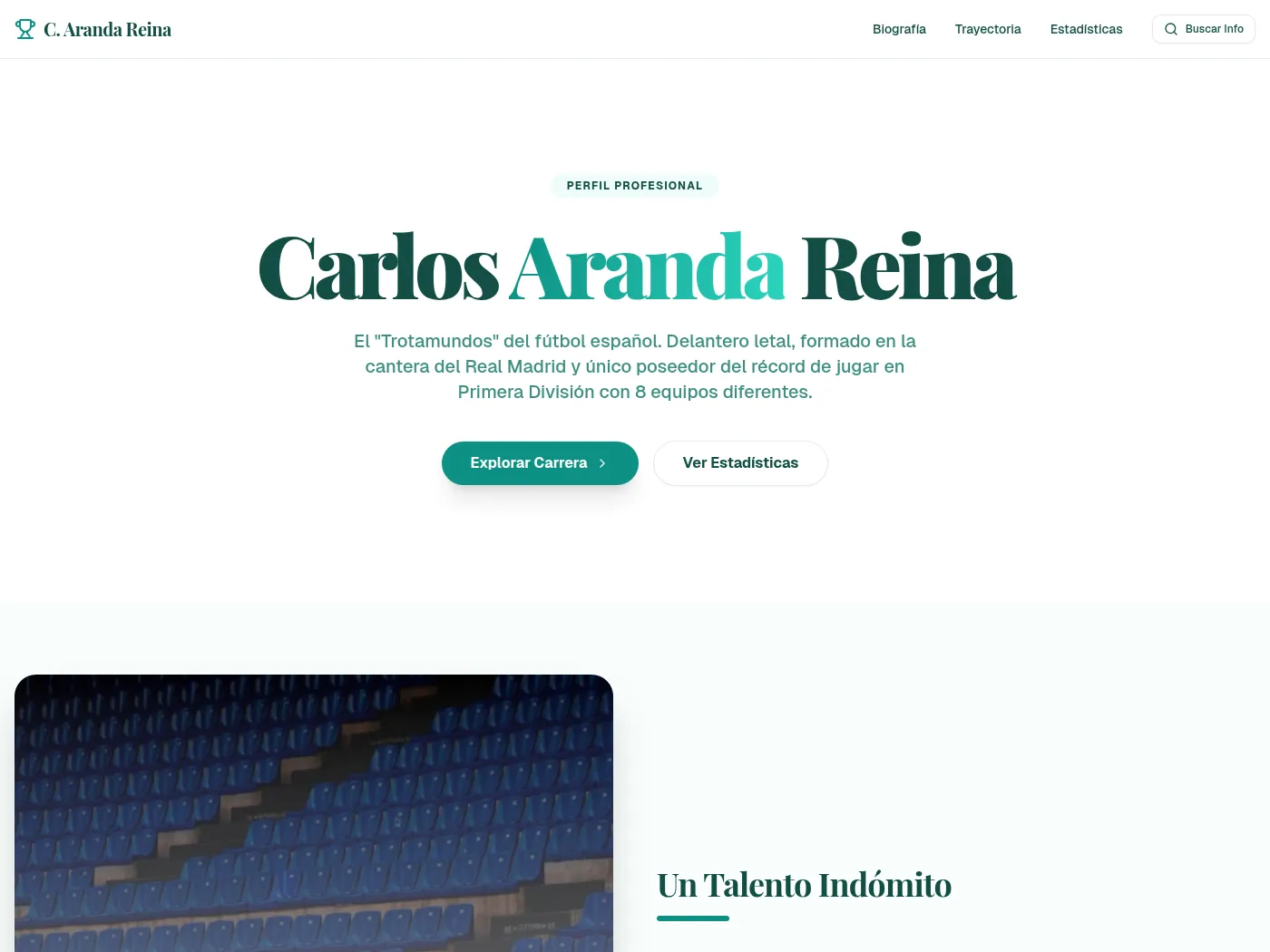 Carlos Aranda Reina Info