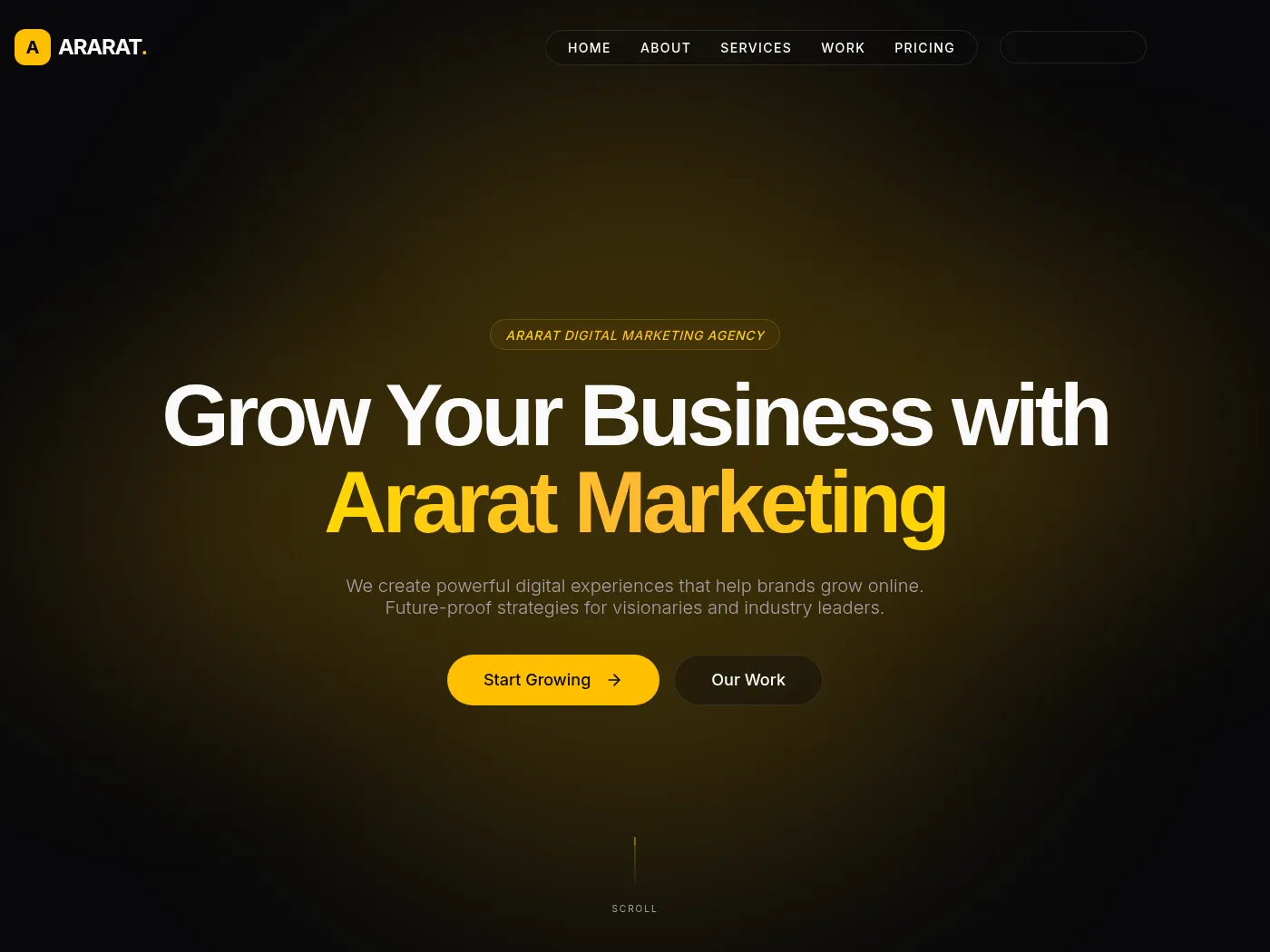 Ararat Marketing Agency Site