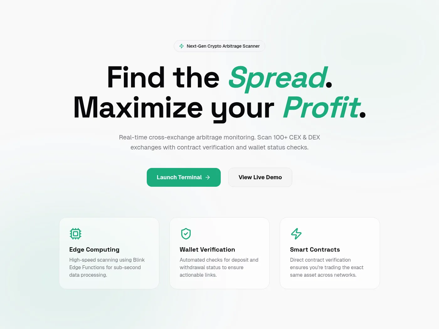Real Arbitrage Finder