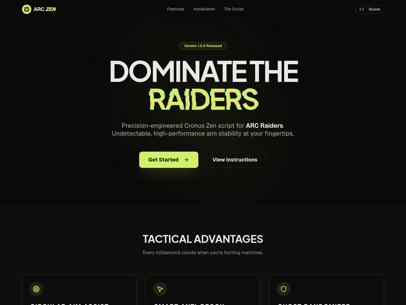 ARC Raiders Zen Script