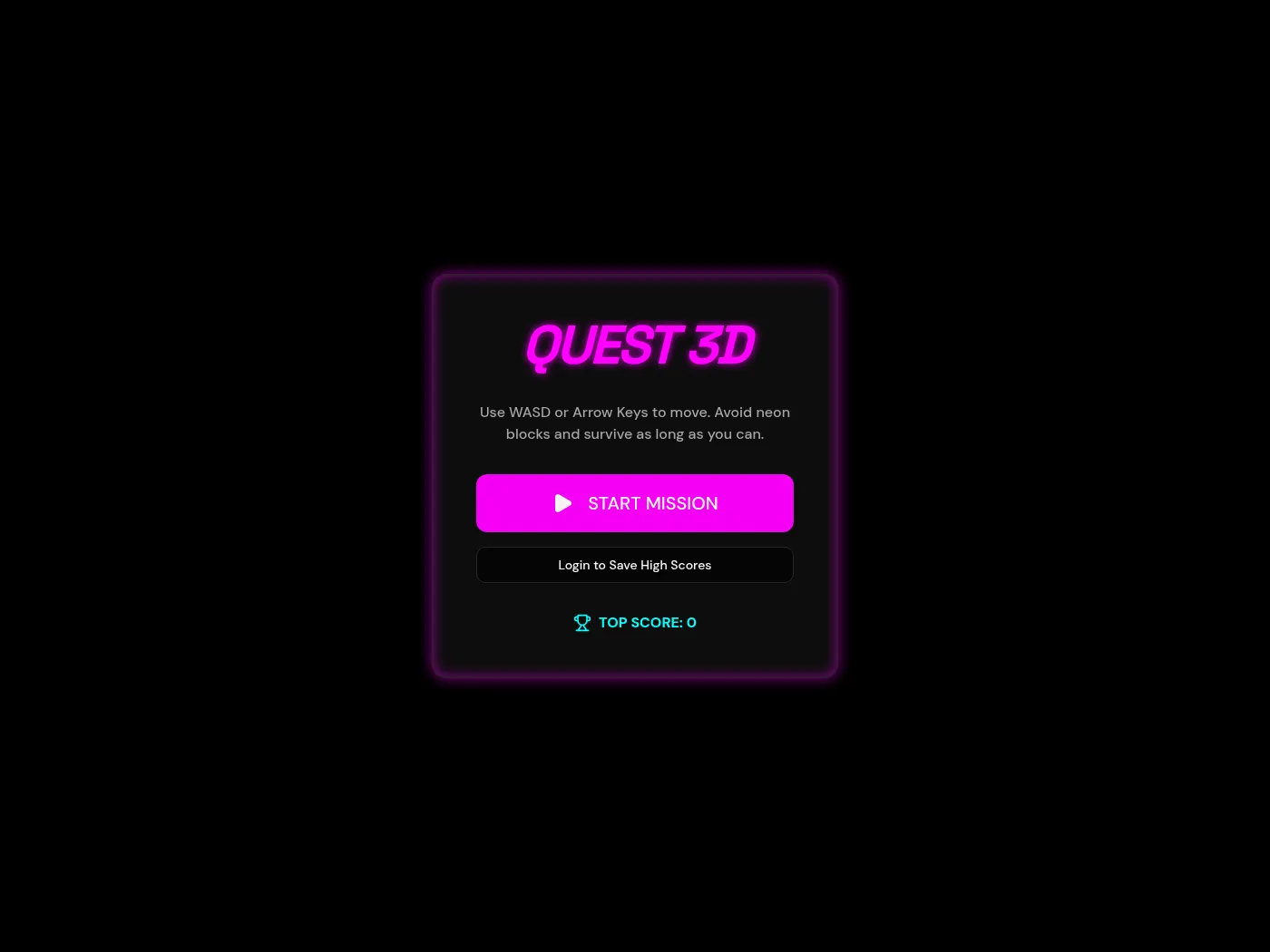 3D Arcade Quest