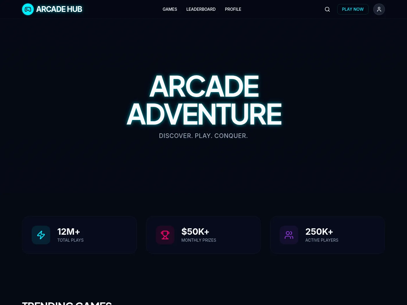 Arcade Adventure Hub