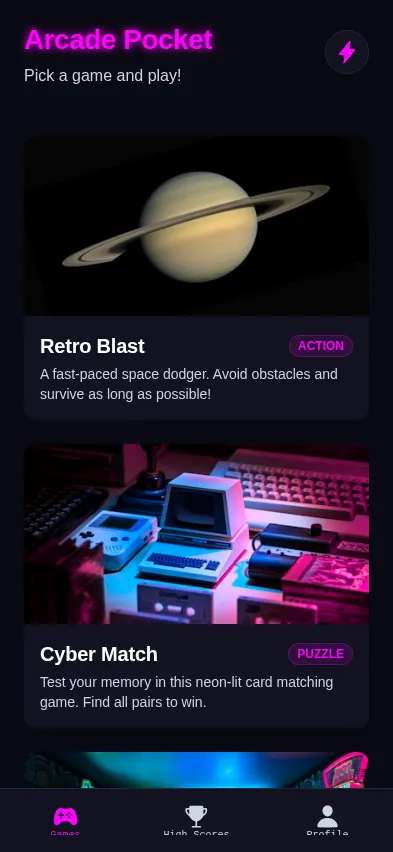Arcade Pocket