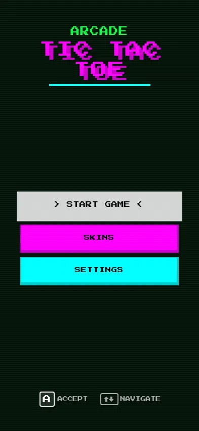 Arcade Tic Tac Toe