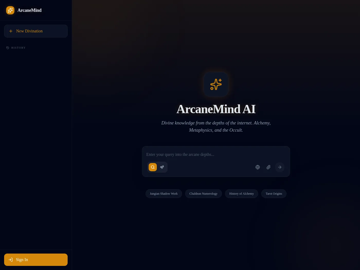 ArcaneMind AI