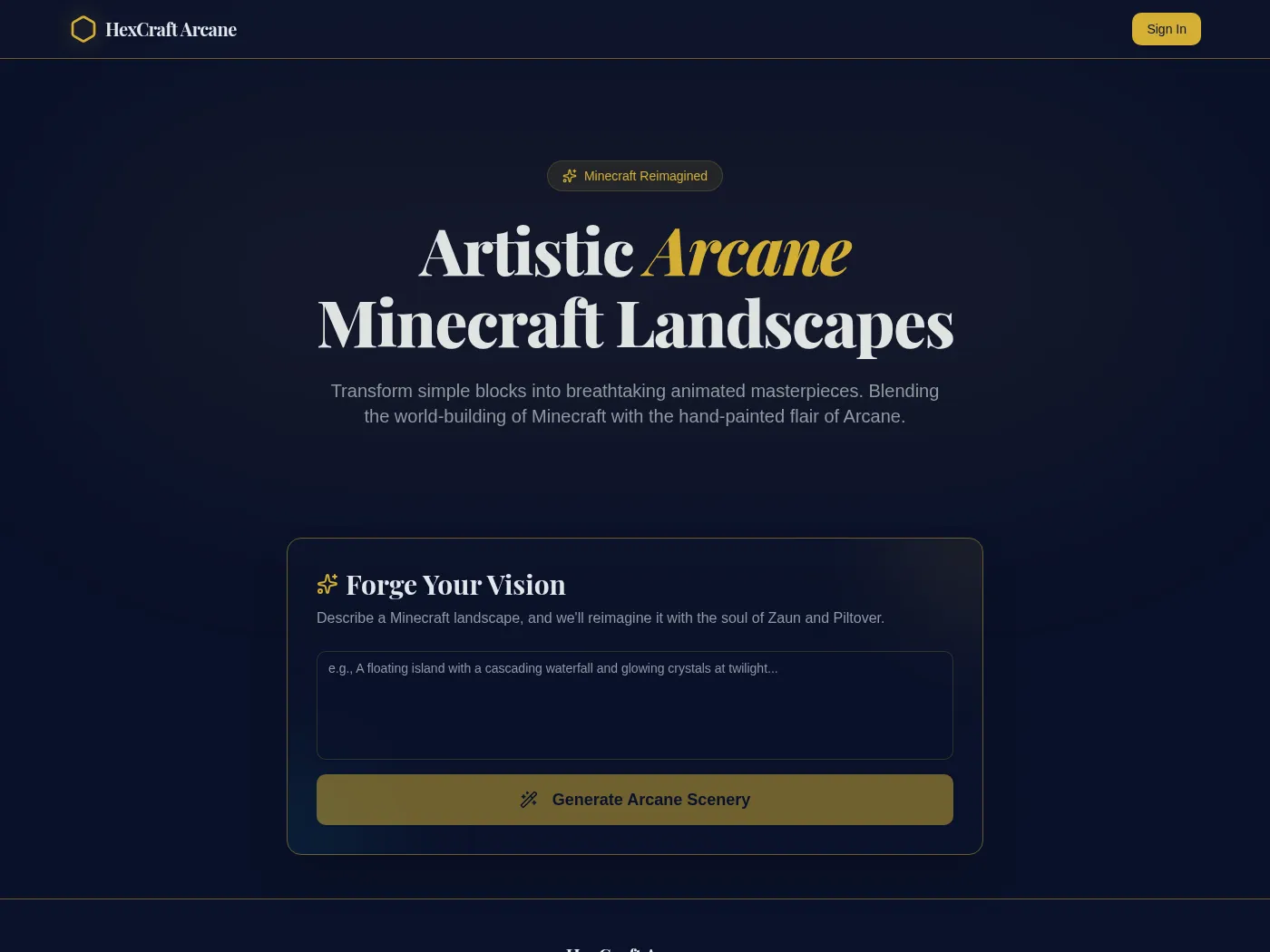 Minecraft Arcane Visualizer