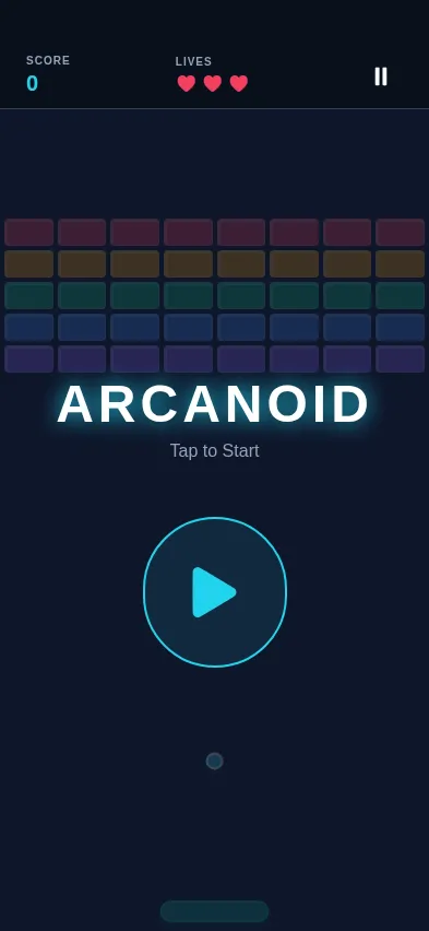 Arcanoid Android Game