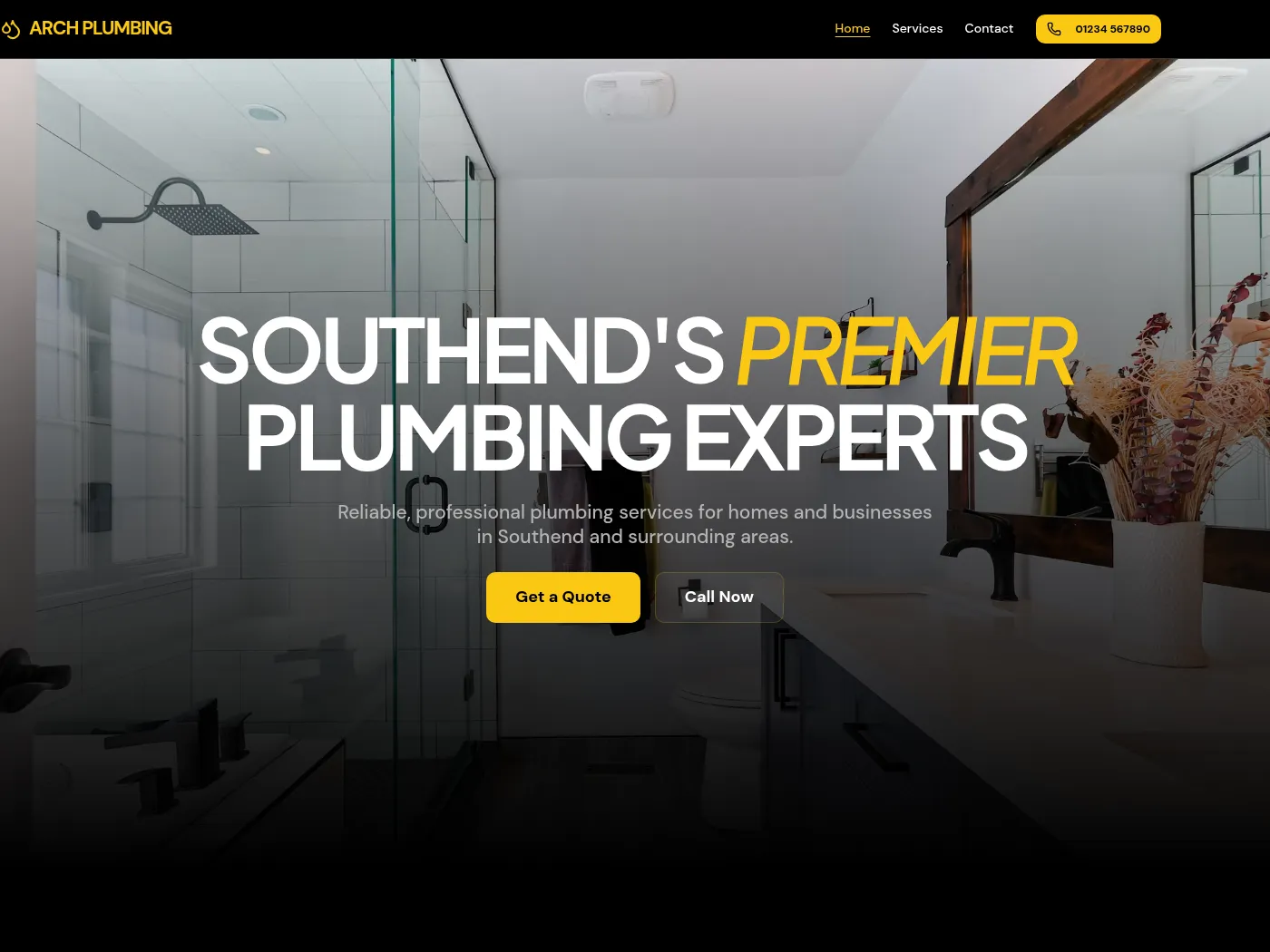 Arch Plumbing Website