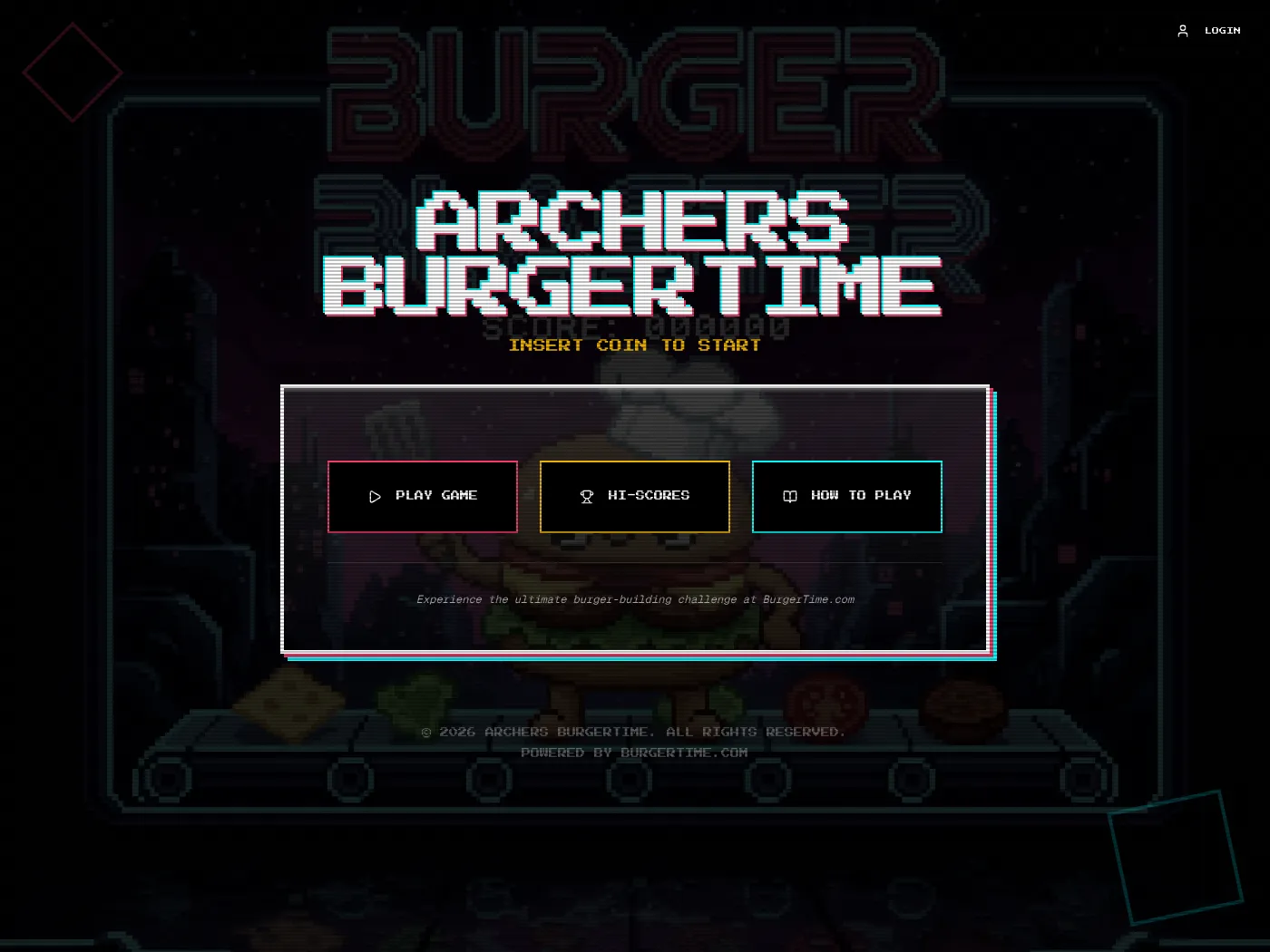Archers BurgerTime Clone