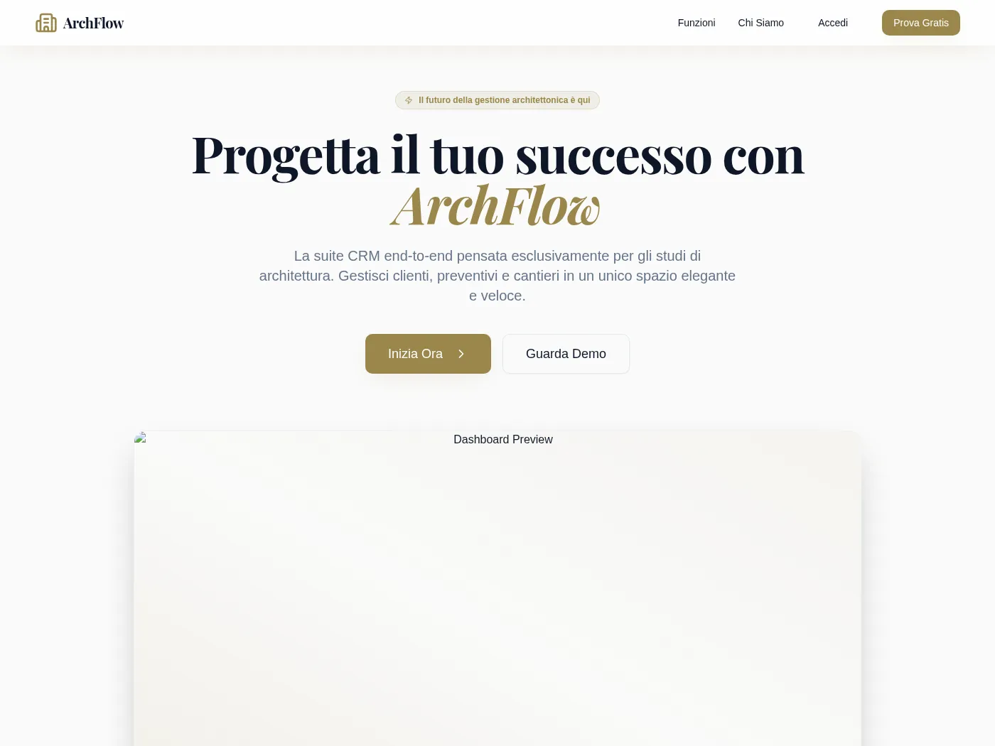 ArchFlow CRM Suite