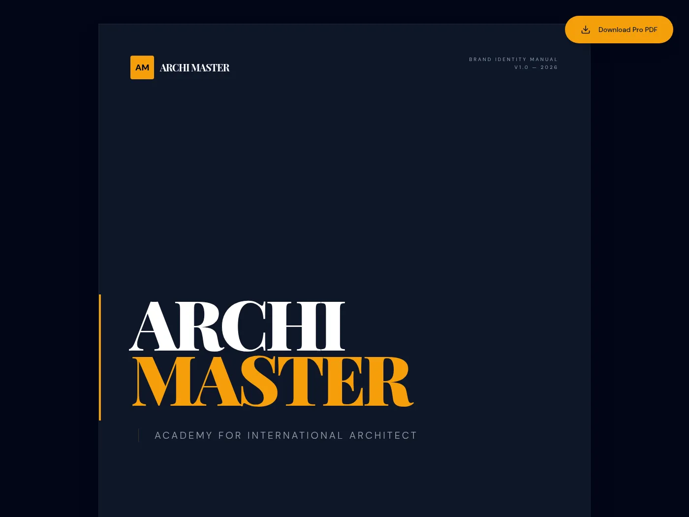 Archi Master Brand Manual