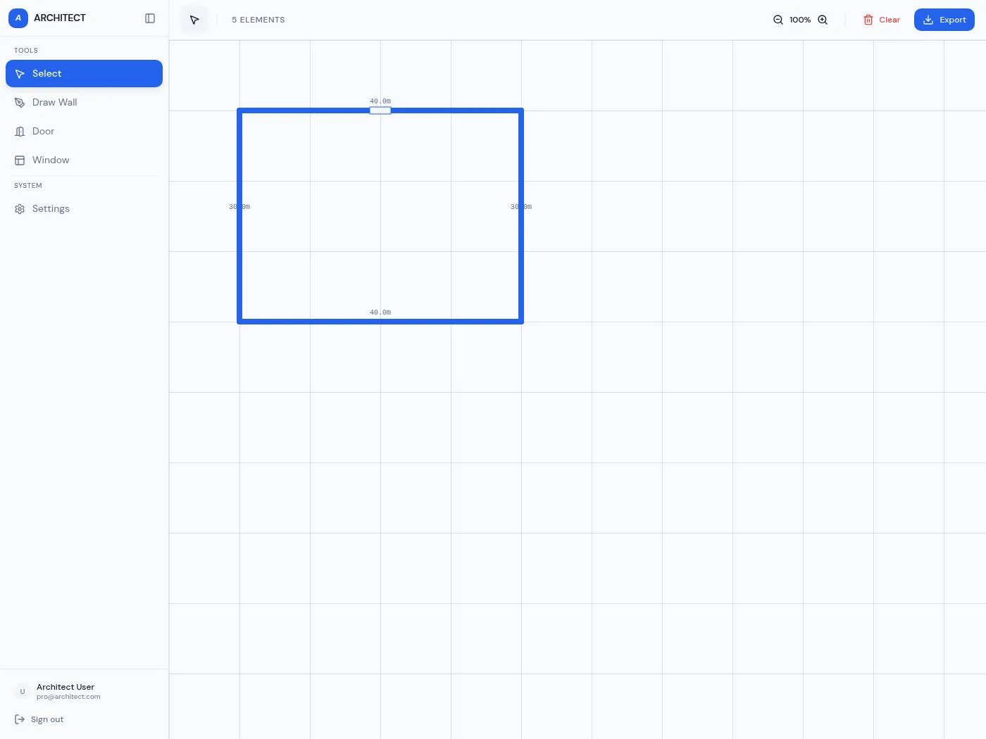 Architect Plan Creator