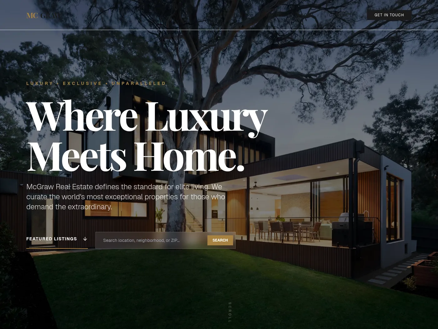 Architecture Studio Web Landing Page (Remix)