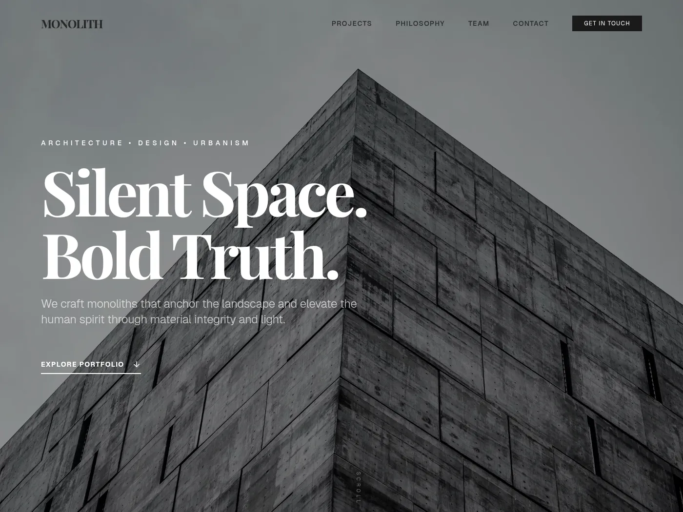 Architecture Studio Web Landing Page (Remix)