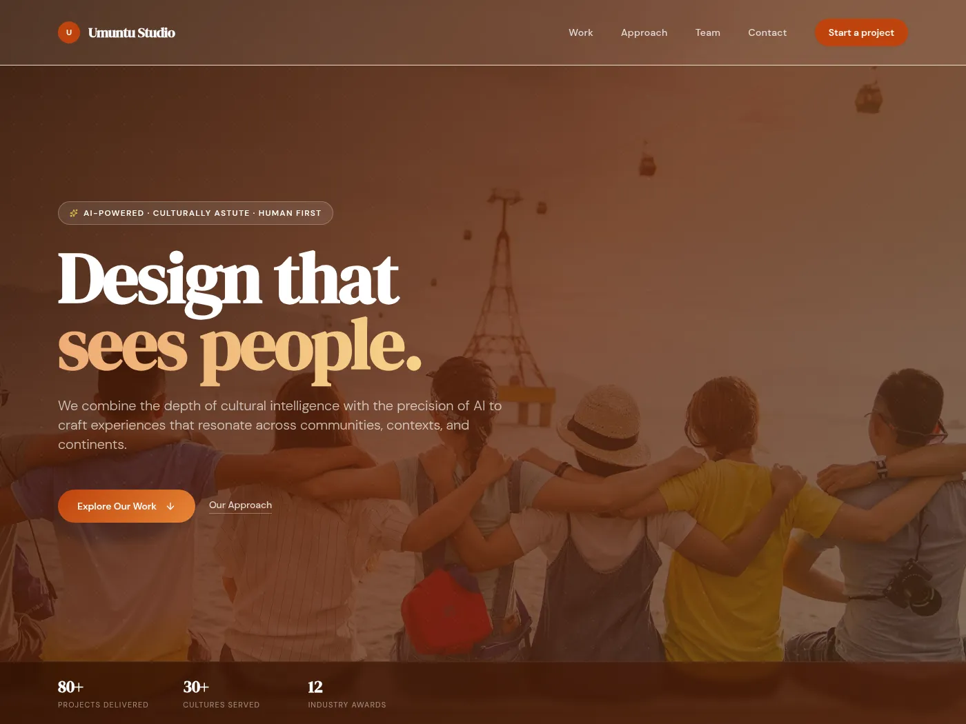 Architecture Studio Web Landing Page (Remix)