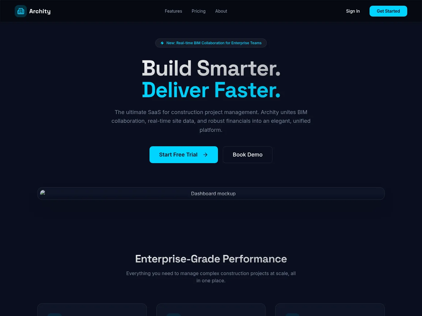 Archity Digital Construction SaaS