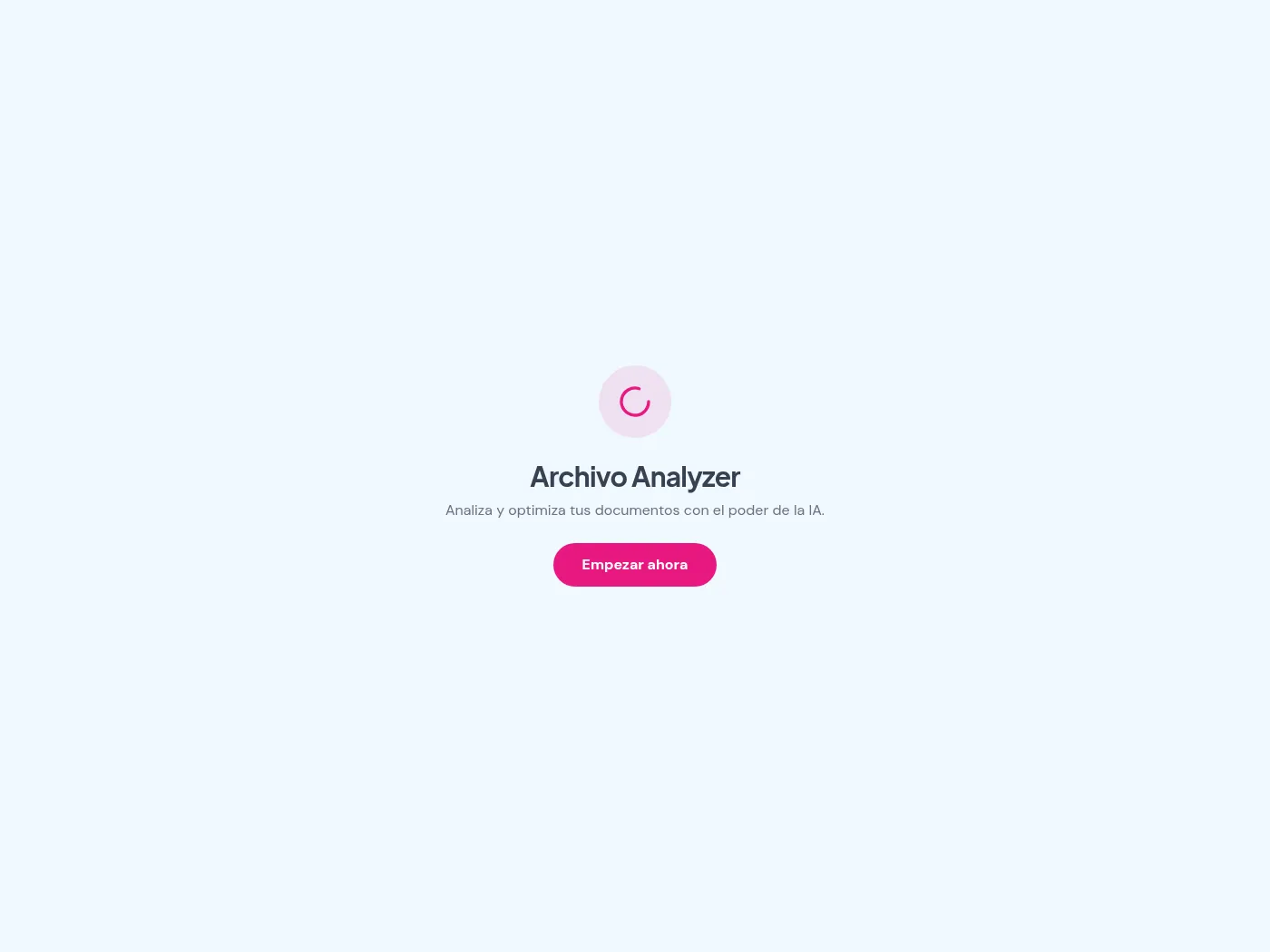 Archivo Analyzer App