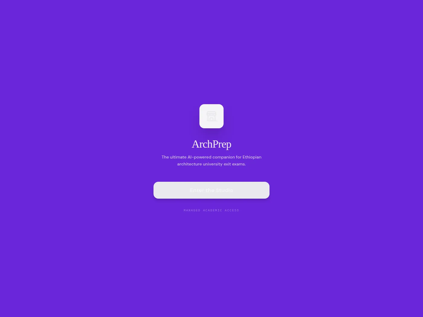 ArchPrep AI App